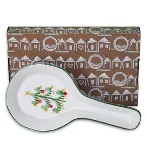 LA GABBIANELLA Magia Spoon Rest, Green Tree
