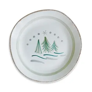LA GABBIANELLA Cortina Dinner Plate, Winter Trees