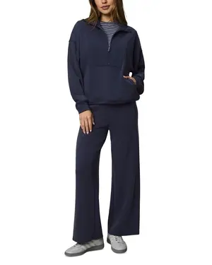 Splendid Scubasoft Wide Leg Pants - Navy