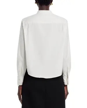 BOSS Bertyna Stand Collar Shirt