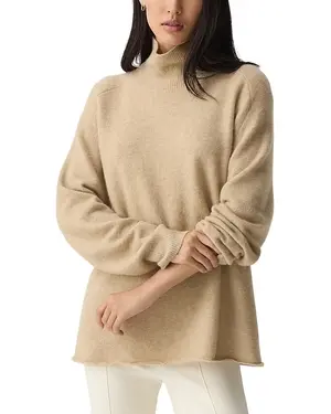 Theory Astor Turtleneck Sweater - Beige