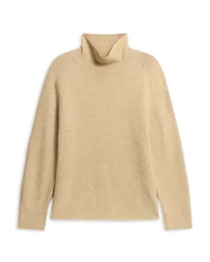Theory Astor Turtleneck Sweater - Beige