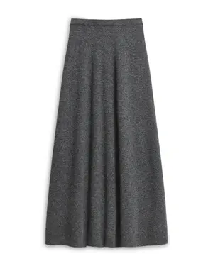 Theory Astor Soft Maxi Skirt - Charcoal