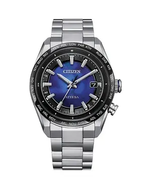 Citizen Premier Eco Attesa Special Edition Watch - Blue/silver