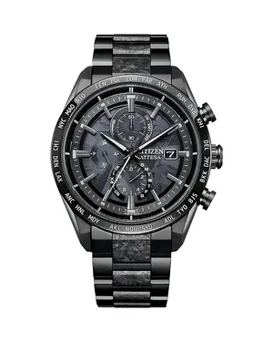 Citizen Attesa Hakuto-r Chronograph - Black/black