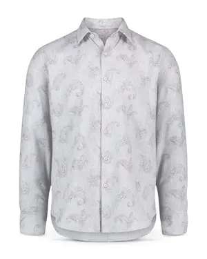 Robert Graham Knox Printed Long Sleeve Button Front Shirt