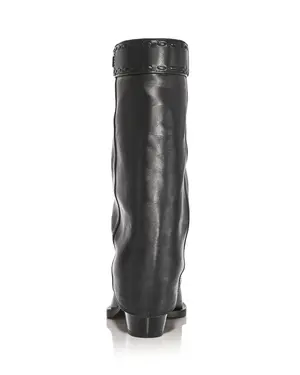Fendi Leather Mid-calf Boots