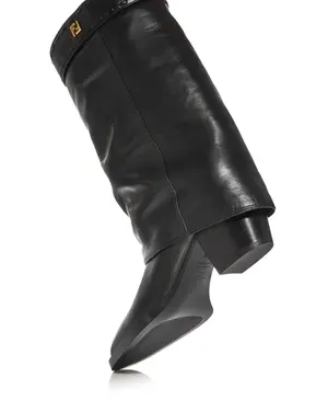 Fendi Leather Mid-calf Boots