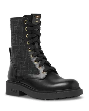 Fendi Filo Biker Boots