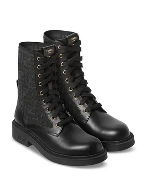 Fendi Filo Biker Boots