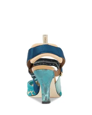 Fendi Colibri Ff High Heel Slingbacks