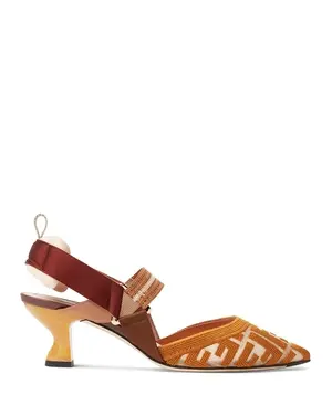 Fendi Colibri Ff Slingback Pumps