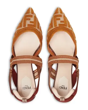Fendi Colibri Ff Slingback Pumps