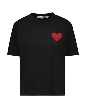 Joshua Sanders Love Heart Tee - Black