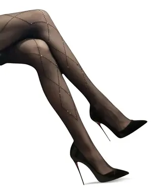 HIGH HEEL JUNGLE Richie Diamond Crystal Tights
