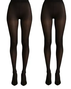 HIGH HEEL JUNGLE 40 Denier Opaque Tights Set Of Two