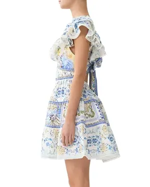 Camilla Ruffled Tiered Dress