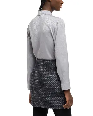 Emporio Armani Chevron Print Shirt