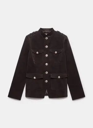 Mint Velvet Corduroy Military Jacket
