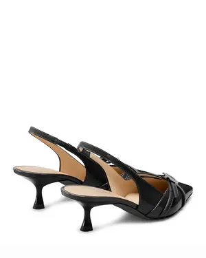 STUART WEITZMAN Georgie 50 Slingback Pumps - Black