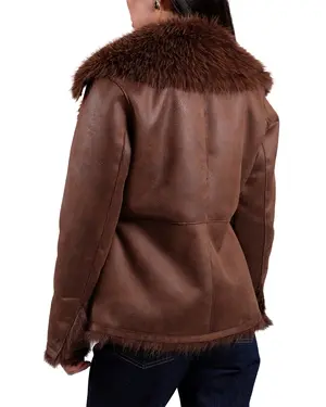 Bagatelle Faux Suede & Shearling Jacket
