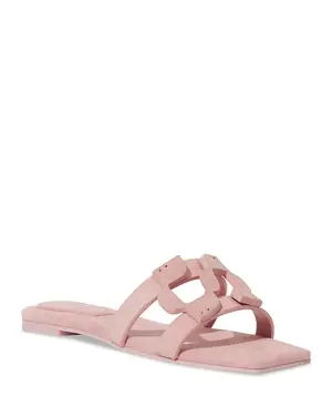 Simkhai Monogram Sandals - Pale Pink