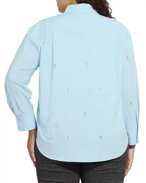 Lyssé Skye Crystal Embellished Shirt
