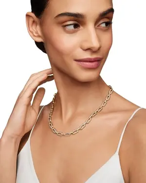David Yurman Pave Chain Necklace