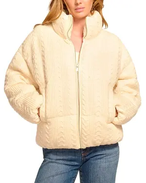 Ramy Brook Eliana Cable Knit Jacket