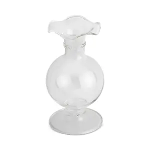 TIZO Glass Bubble Vase With Band - Clear
