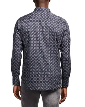 Robert Graham Bramston Printed Long Sleeve Button Front Shirt