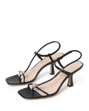 LOEFFLER RANDALL Triana Strappy Sandals - Black