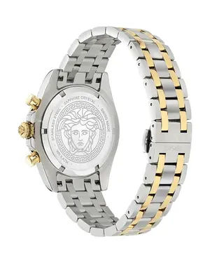 Versace Fornax Chronograph, 43mm - Two Tone