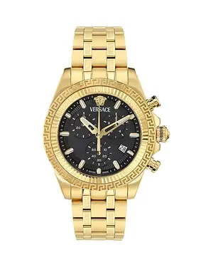 Versace Fornax Chronograph, 43mm - Gold