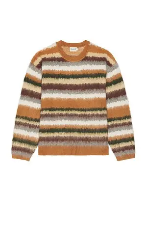 BOUND Alpaca Brushed Stripe Sweater In . Also