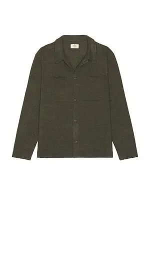 Marine Layer Boiled Wool Overshirt In . Also