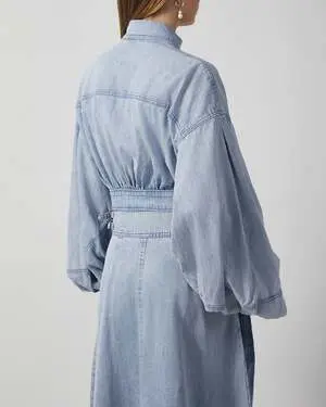 Zimmermann Wrap Blouse - Denim