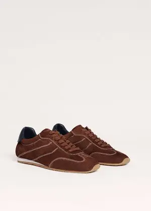 ME+EM Retro Runner Sneakers - Chestnut