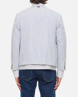 Thom Browne Cotton Seersucker Blazer