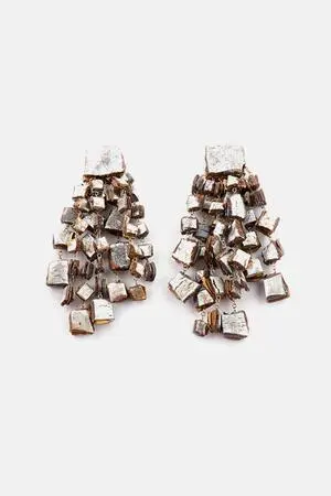 GFW Long Dangle Earrings - Argento
