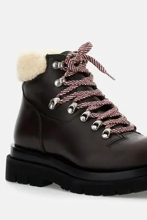 Bottega Veneta Lace-up Ankle Boots - Brown