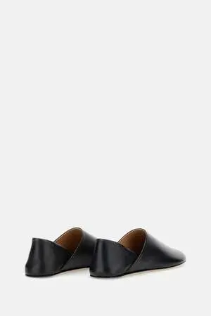 JW Anderson Nappa Leather Slide Sandal - Nero