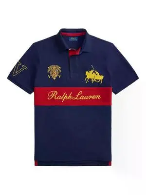 Polo Ralph Lauren Crest-embroidered Polo Shirt - Blue