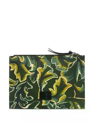 INOUI EDITIONS Leaf-print Clutch