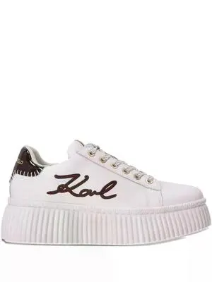 Karl Lagerfeld Logo Platform Sneakers