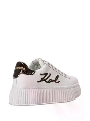 Karl Lagerfeld Logo Platform Sneakers