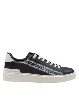 Balmain Calfskin Sneakers - Black