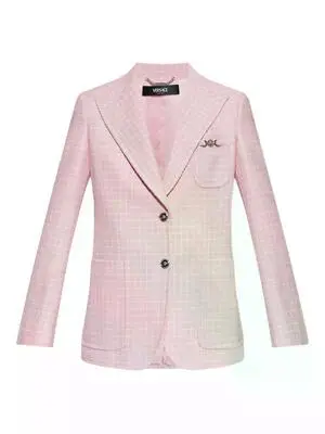 Versace Check-patterned Blazer