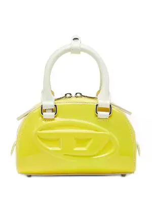 DIESEL® 1dr Dome Crossbody Bag With Embossed Logo - Yellow
