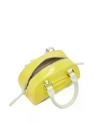 DIESEL® 1dr Dome Crossbody Bag With Embossed Logo - Yellow